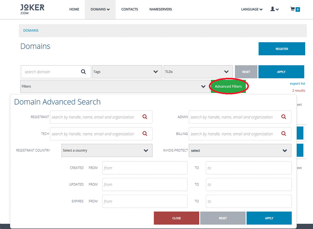 February 2026 | Joker.com FAQ